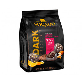 Конфеты Socado Dark Chocolate Arancia Cacao e Mandorla 230 г - цена в ...