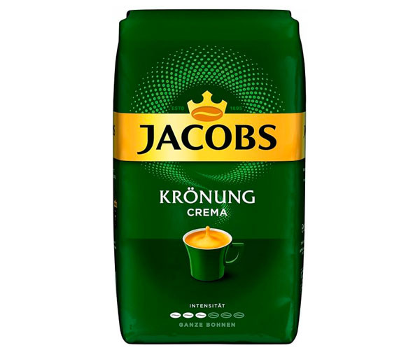 Кофе Jacobs Kronung Crema в зернах 1 кг, цена 526 грн - купить с ...