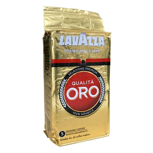 Кофе Lavazza Qualita Oro молотый 125 г (развакуум упаковки), цена 85 ...