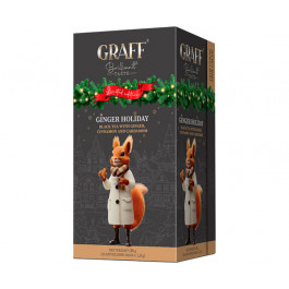 Чорний чай Graff Ginger holiday в саше 20х1,8 г - ціна в Україні від ...