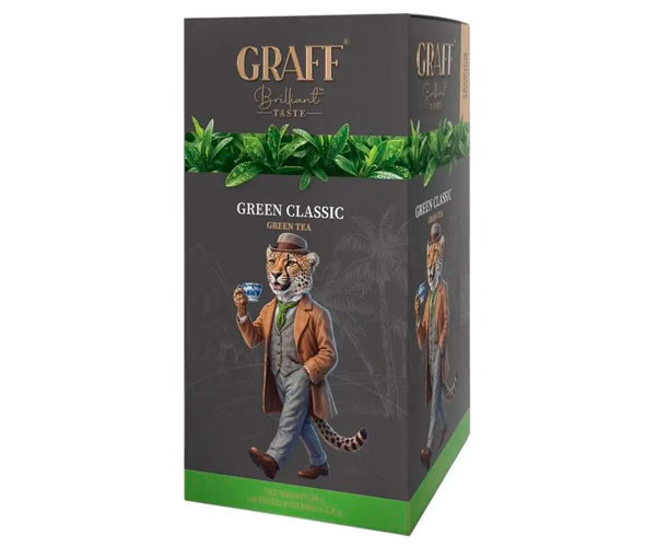 Зелений чай Graff Green Classic в саше 20х1,8 г - ціна в Україні від ...