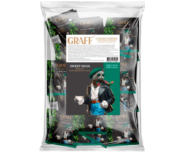 Зелений чай Graff Sweet hugs в саше 50х1,5 г - ціна в Україні від ...